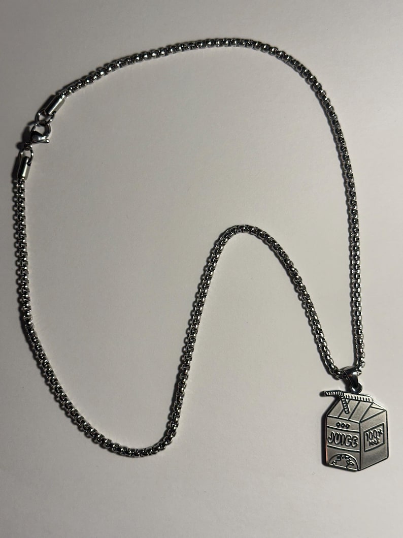 Juice Wrld Juice Box Necklace - Etsy