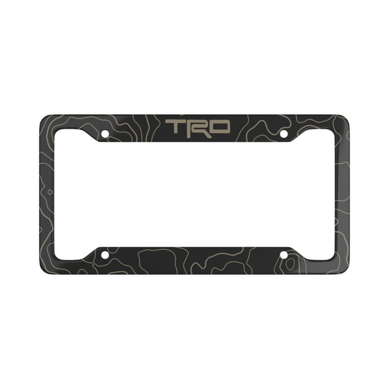 Toyota TRD Overland License Plate Frame | Off-road Truck Accessory - Etsy