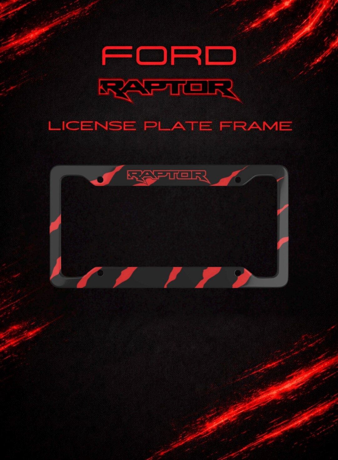 Ford Raptor License Plate Frame | Truck Accessory - Etsy