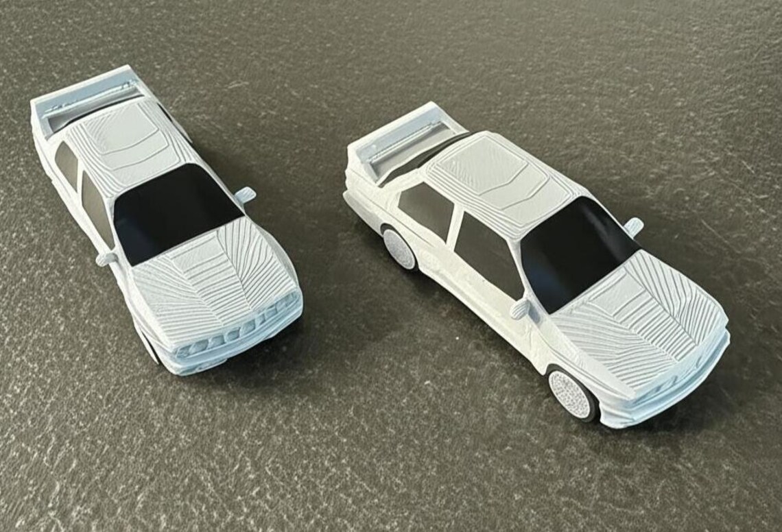 BMW E30 M3 Kit Card – DIY Build & Paint Model | Snap Together ...