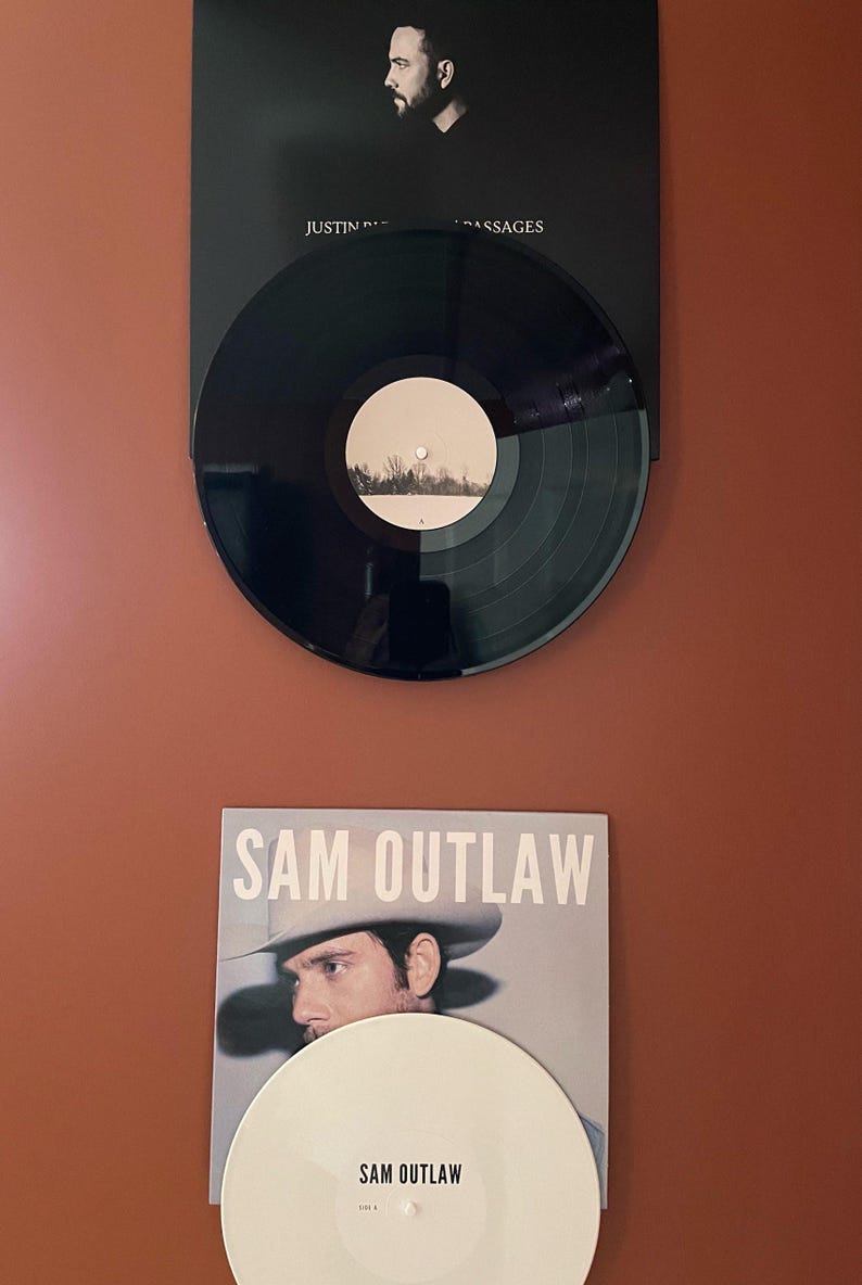 Vinyl Record & Album Cover Wall Display | 12" LP Wall Mount Holder ...