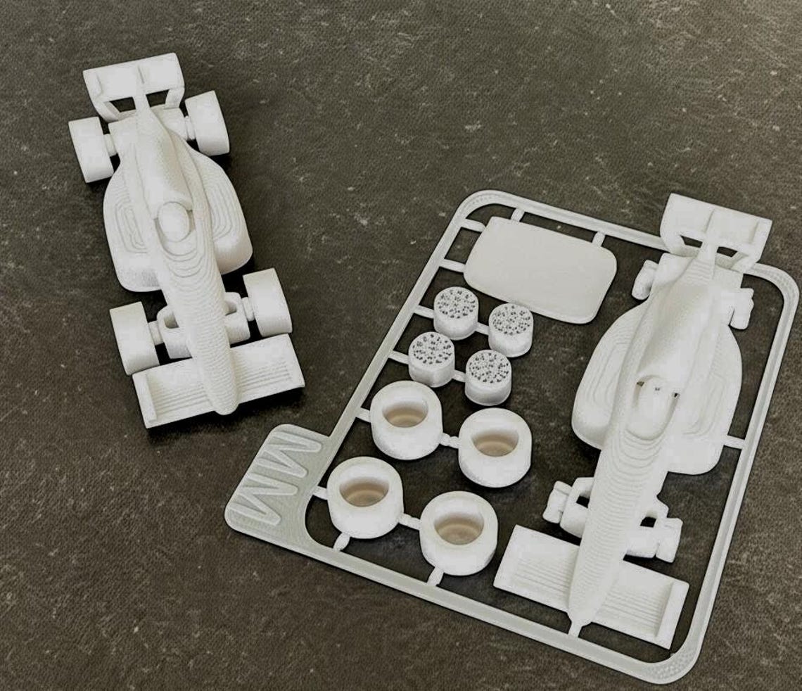 Formula 1 Build & Paint Kit Card – F1 Car Model | DIY Assembly + Custom ...