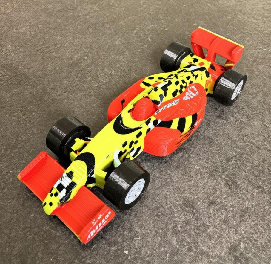 Formula 1 Build & Paint Kit Card – F1 Car Model | DIY Assembly + Custom ...