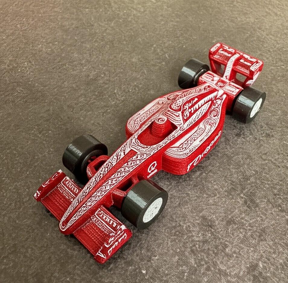 Formula 1 Build & Paint Kit Card – F1 Car Model | DIY Assembly + Custom ...