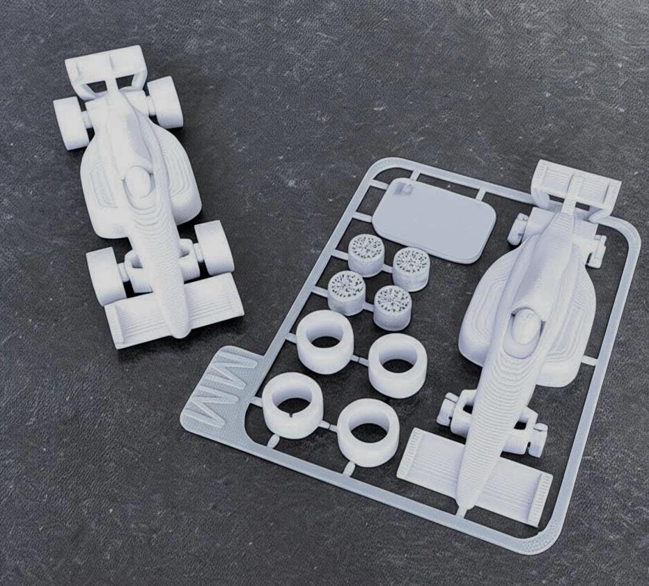 Formula 1 Build & Paint Kit Card – F1 Car Model | DIY Assembly + Custom ...