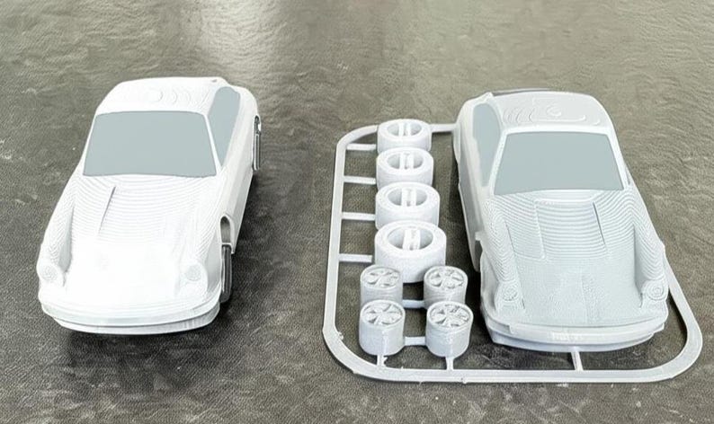Porsche 911 DIY Kit Card – Model Car | Build + Paint Your Own Classic ...