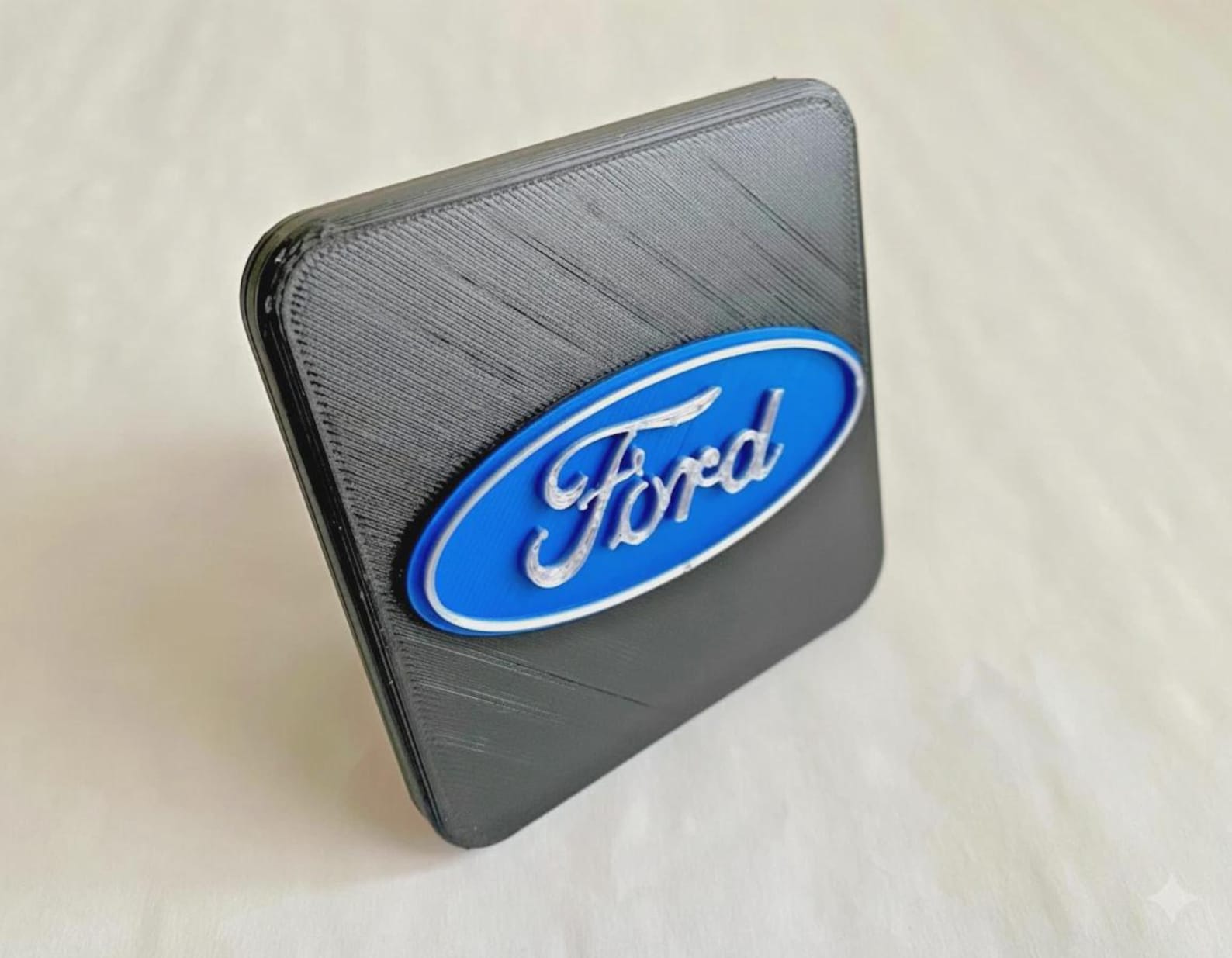 Ford Hitch Cover Plug | Blue/silver/black | 2" & 1.25" | Outdoor-ready ...