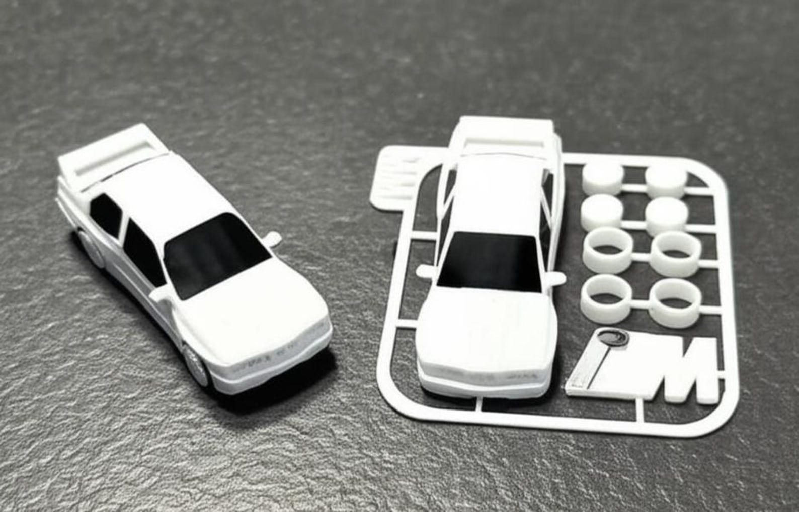 BMW E30 M3 Kit Card – DIY Build & Paint Model | Snap Together ...