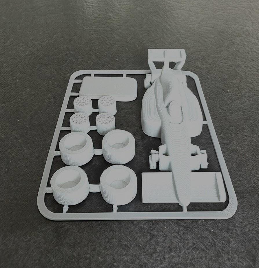 Formula 1 Build & Paint Kit Card – F1 Car Model | DIY Assembly + Custom ...