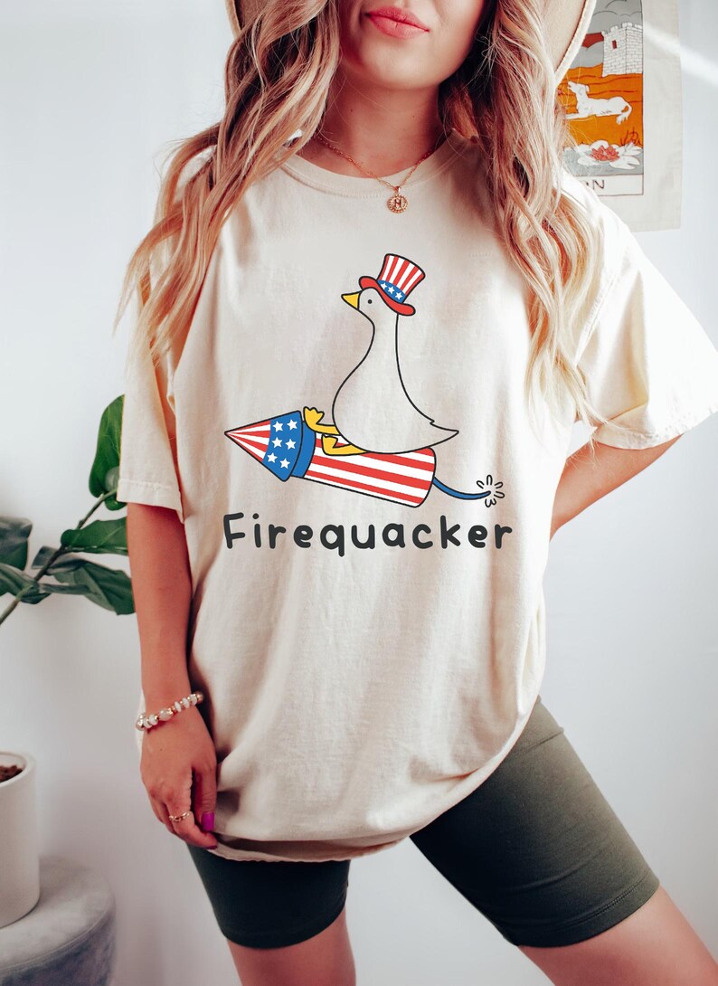 Firequacker Goose Png Digital Download, 4th of July Shirt Design ...