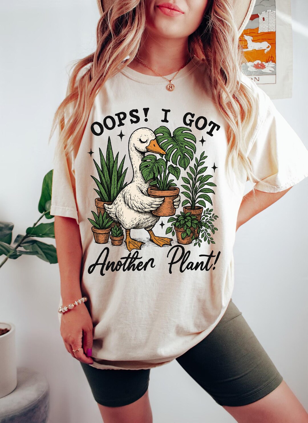 Funny Plant Goose PNG, Oops I Got Another Plant, Gardening Humor ...