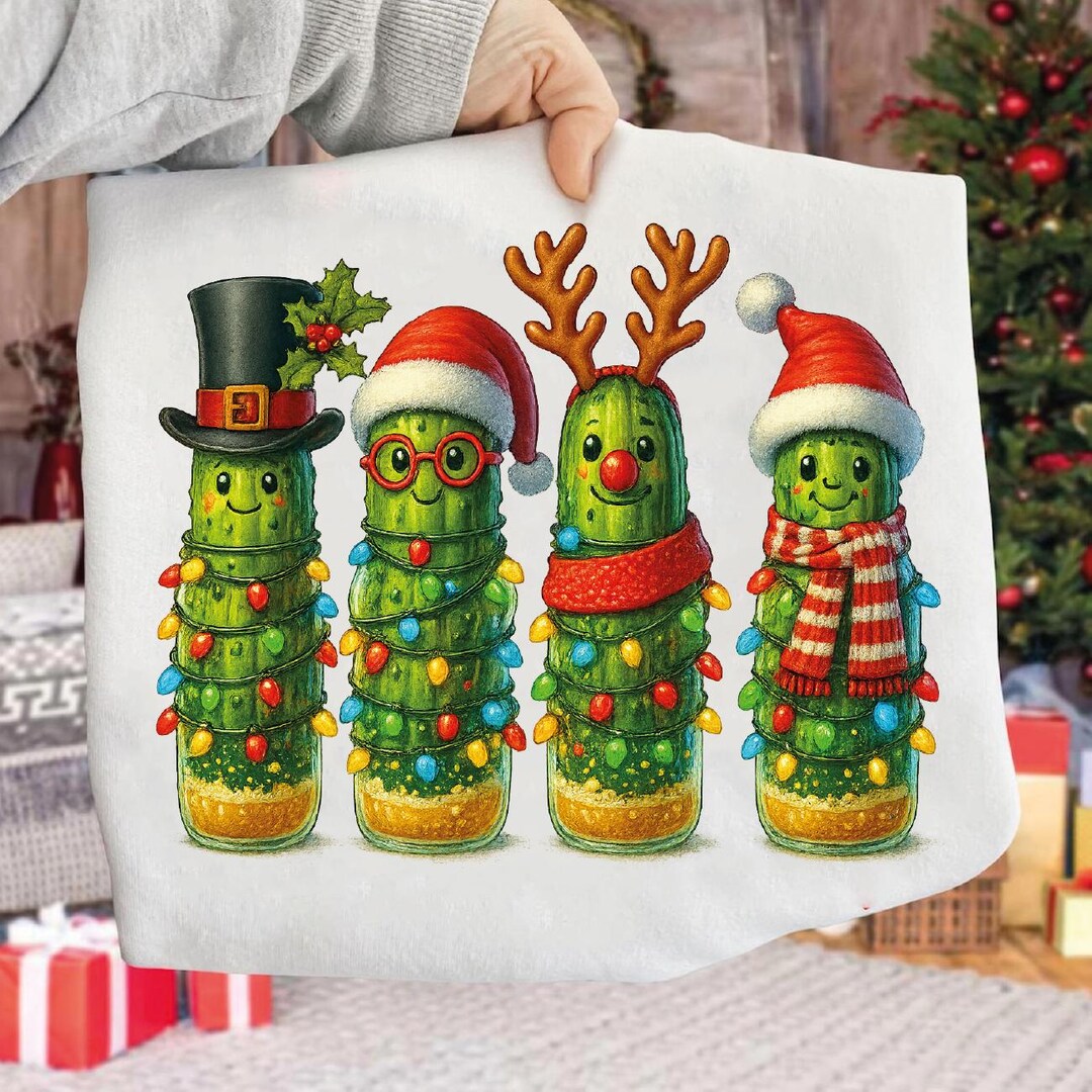 Funny Christmas Pickle Png, Pickles Clipart, Christmas Pickles, Holiday ...