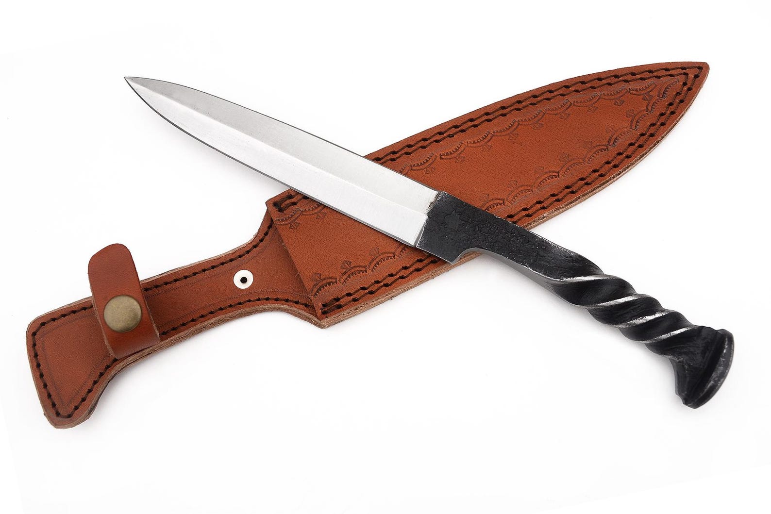 Medieval Handmade Rail Iron Knife, Antique Knives, Antique Knife, Pure ...