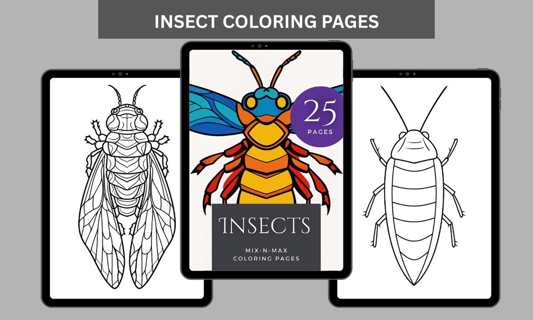 ADHD Insect Coloring Pages, Printable Adhd Insect Coloring Pages ...