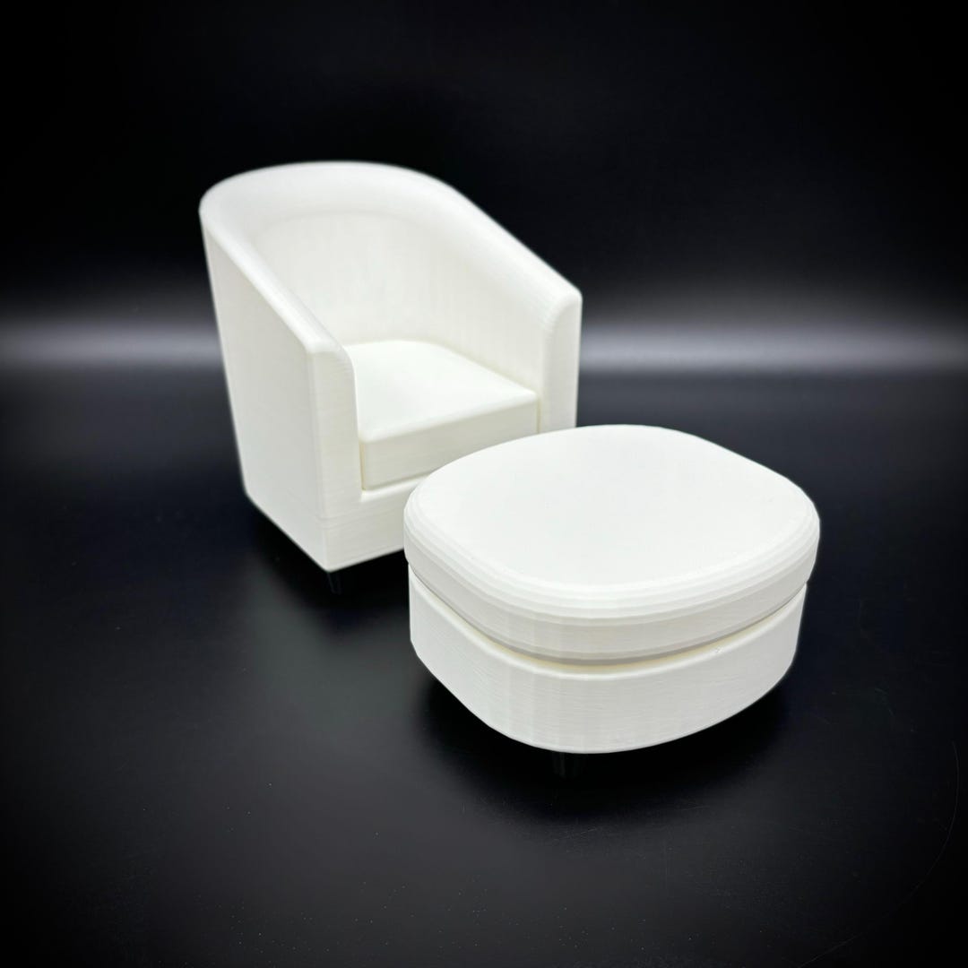 Doll House Ottoman - Doll Furniture - Pick Your Colors - 1:6 Scale - Etsy