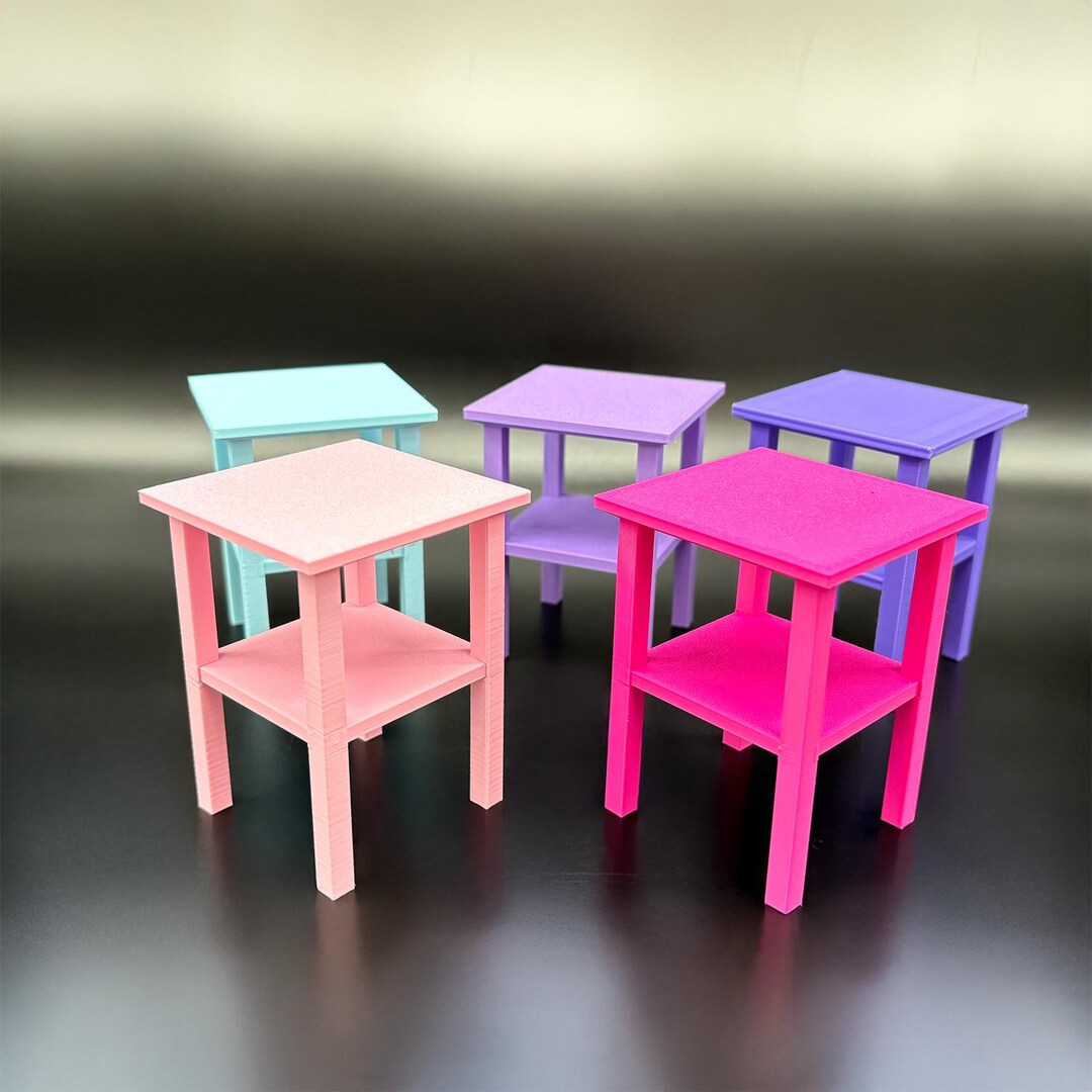 1:6 Scale - Doll House Table - Doll Furniture - Pick Your Colors - Etsy