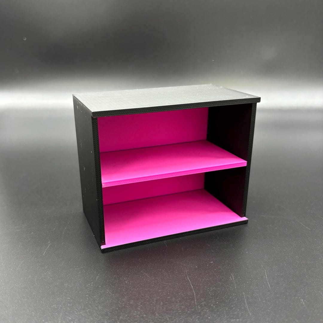 Doll House Shelves Two Color - Doll Furniture - Pick Your Colors - 1:6 ...