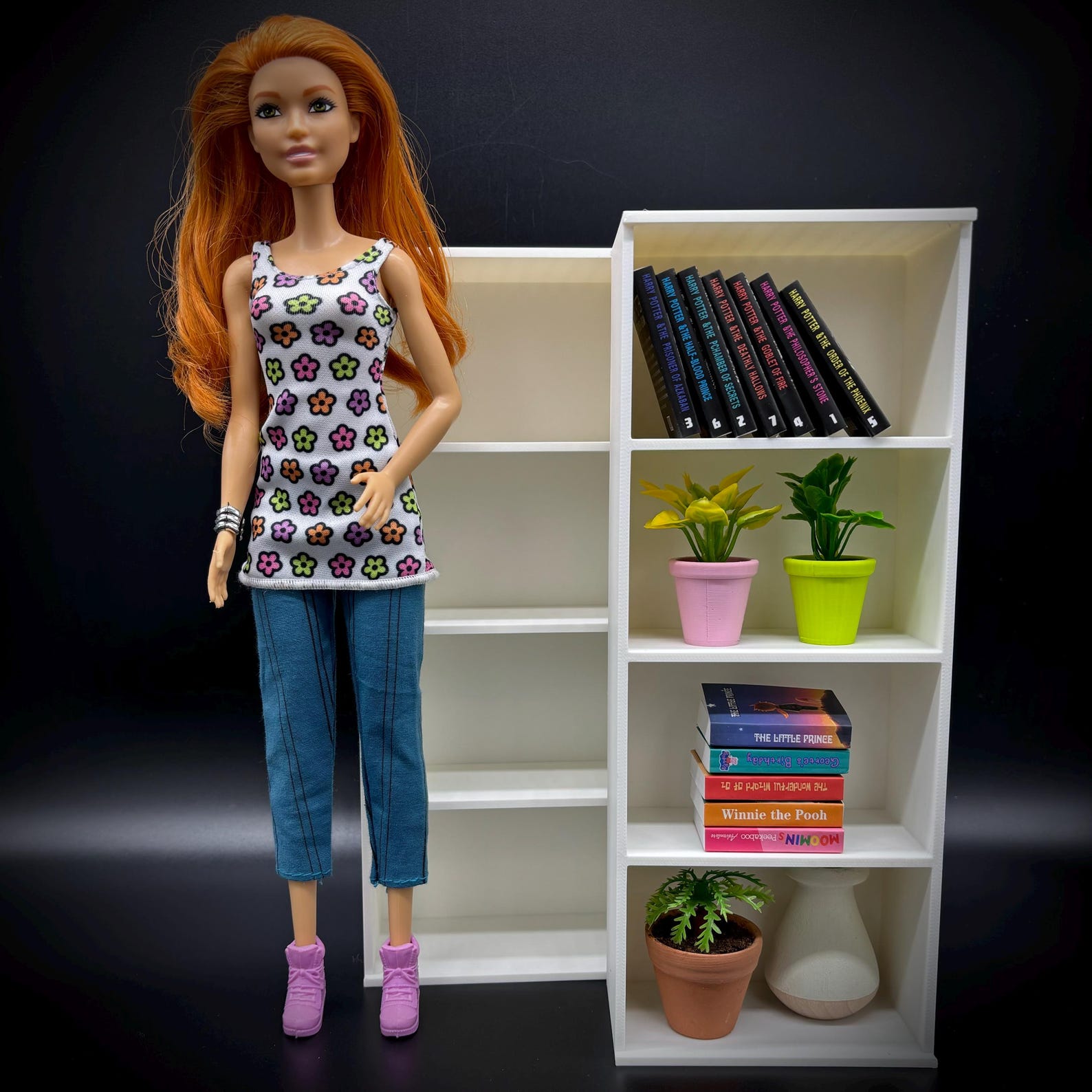 Doll House Shelves - Doll Furniture - Pick Your Colors - 1:6 Scale - Etsy
