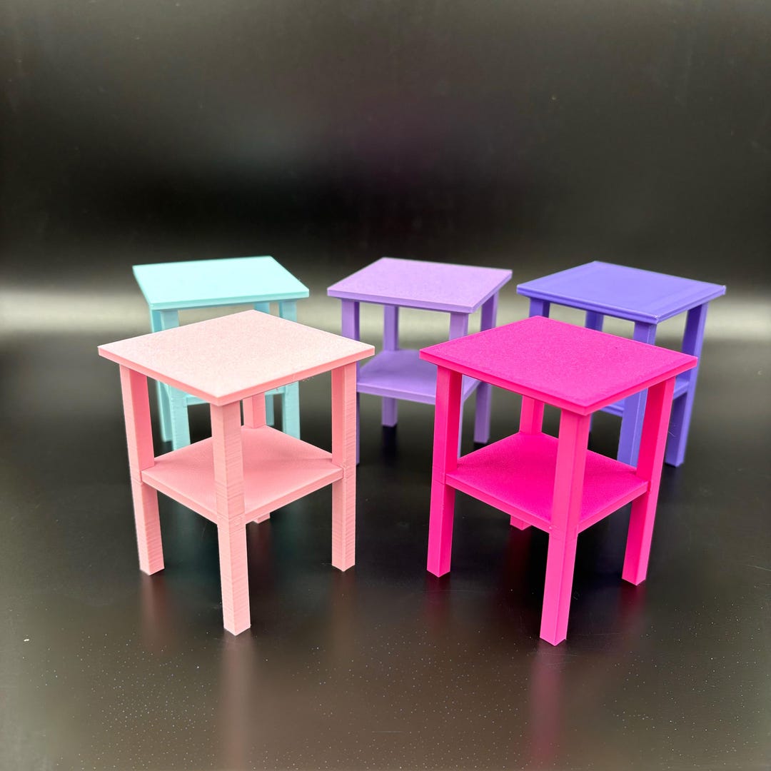Doll House Table - Doll Furniture - Pick Your Colors - 1:6 Scale - Etsy
