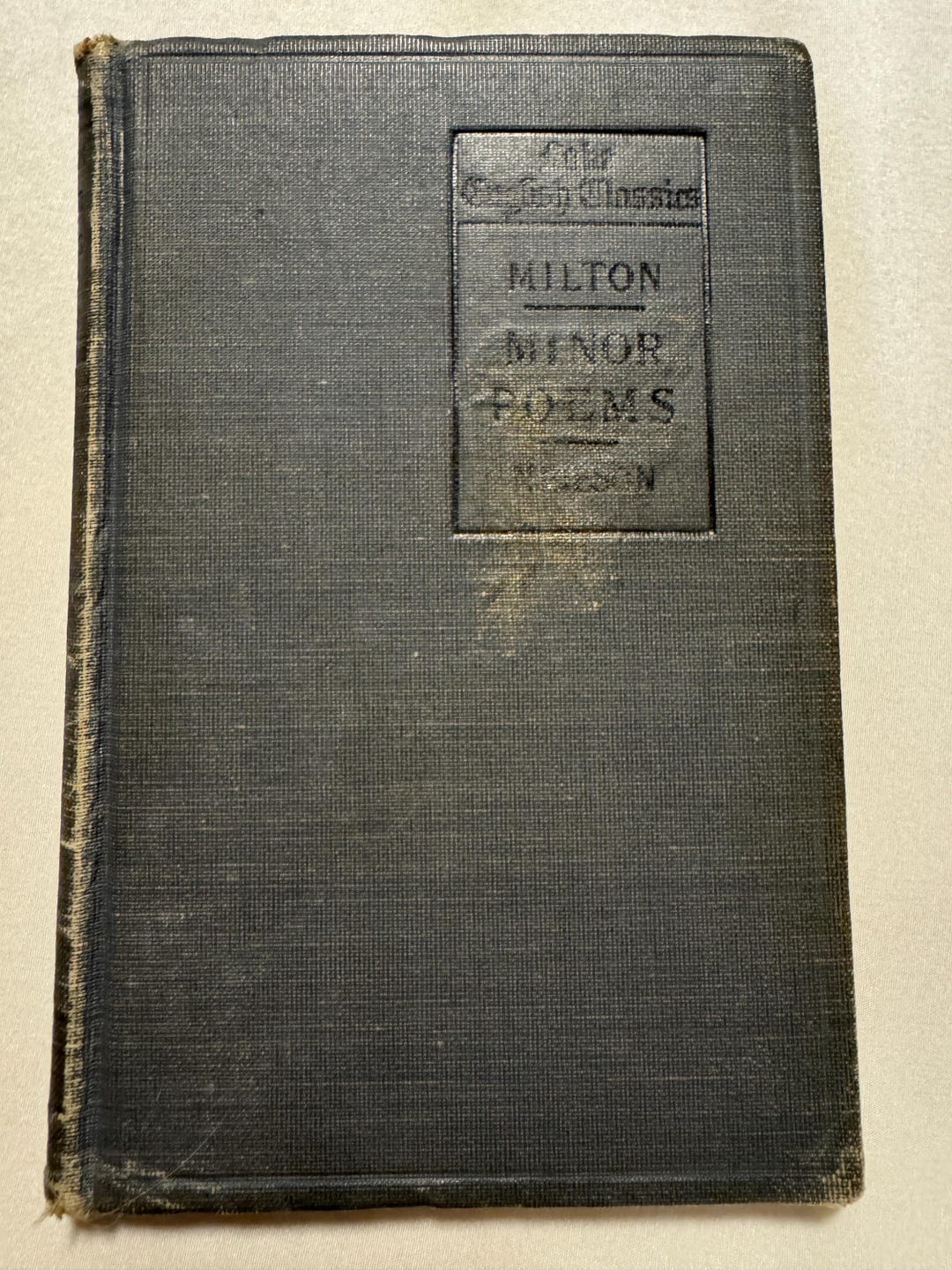 Milton's Minor Poems 1900 Antique Book - Etsy