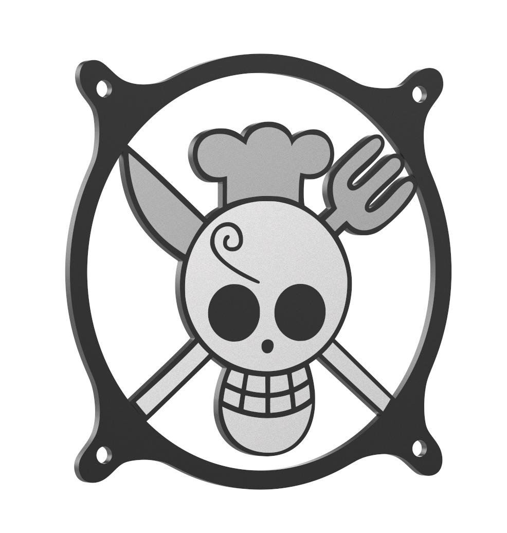 One Piece Custom PC Fan Grill - Etsy