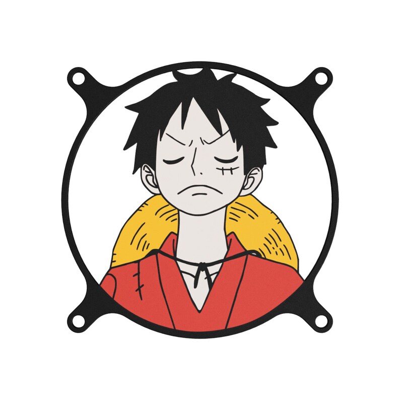One Piece Custom PC Fan Grill - Etsy