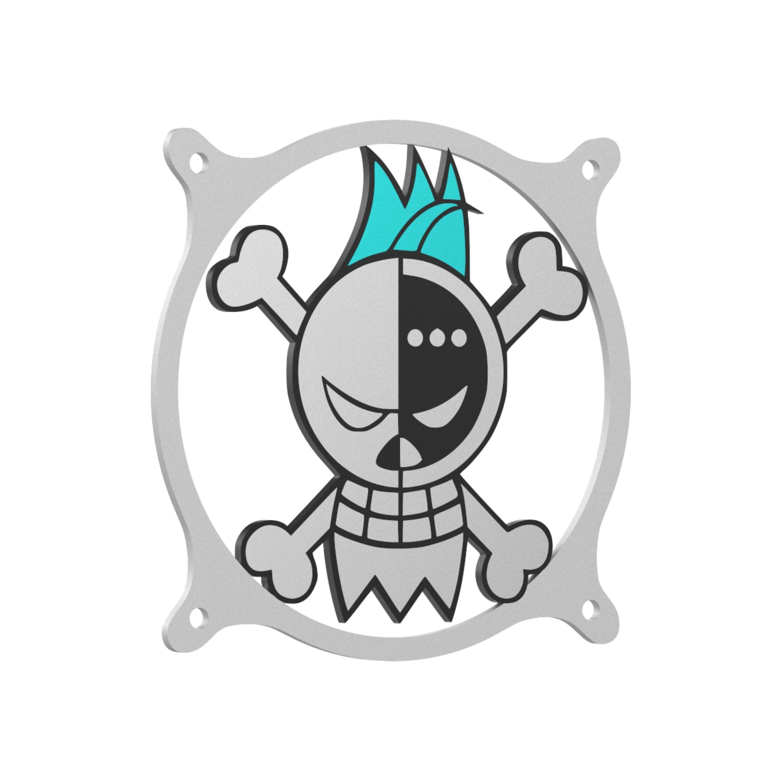 One Piece Custom PC Fan Grill - Etsy