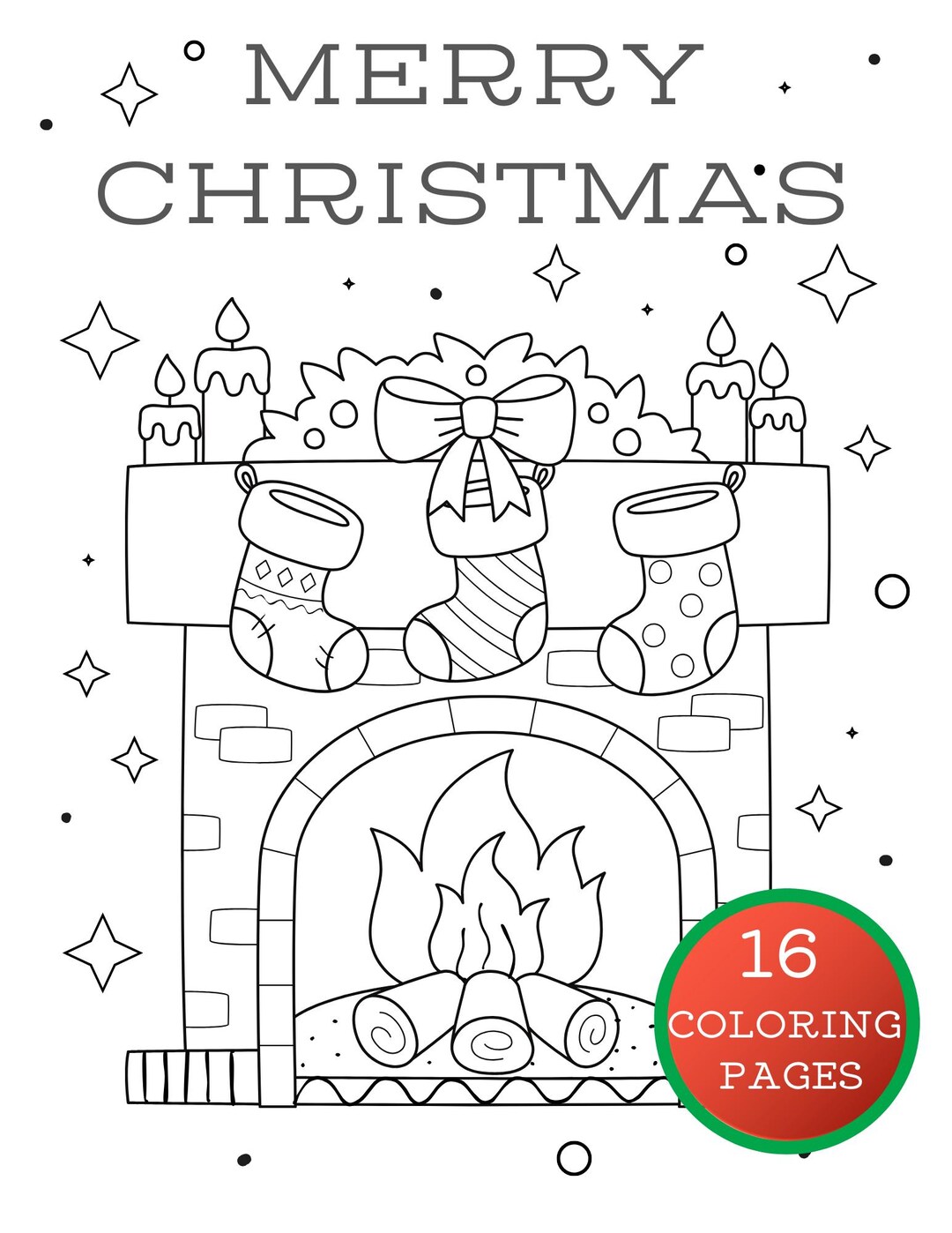 16 Christmas Coloring Pages, Christmas Pages, Christmas Holiday ...