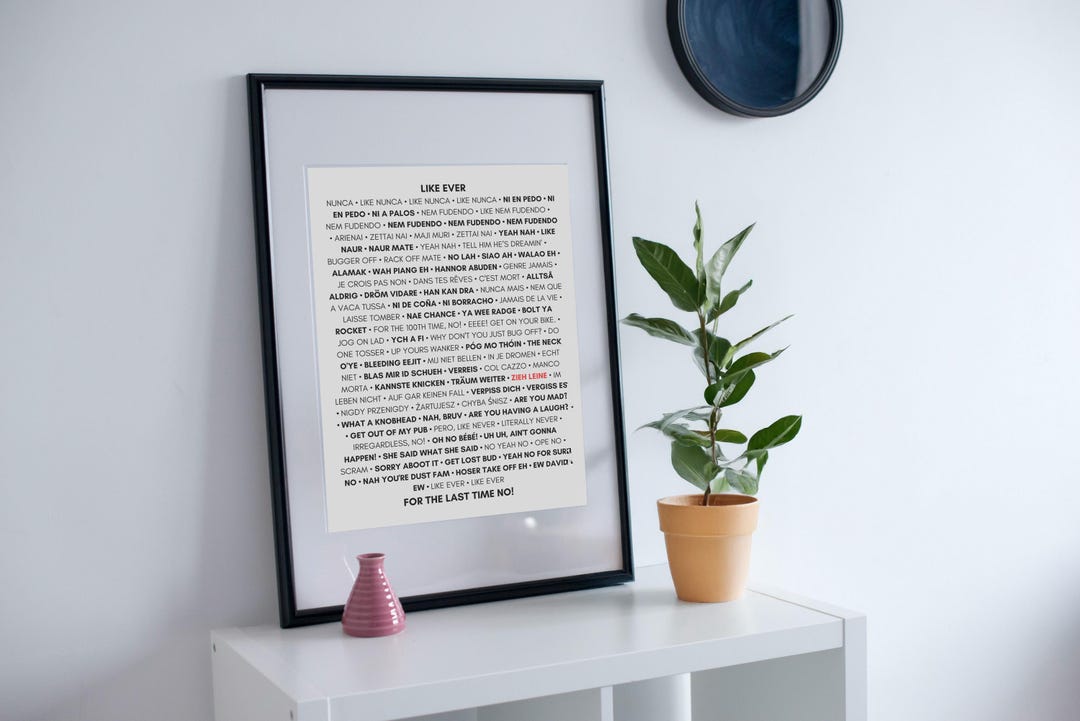 Kam Saunders Like Ever Poster Taylor Swift Eras Tour - Etsy UK