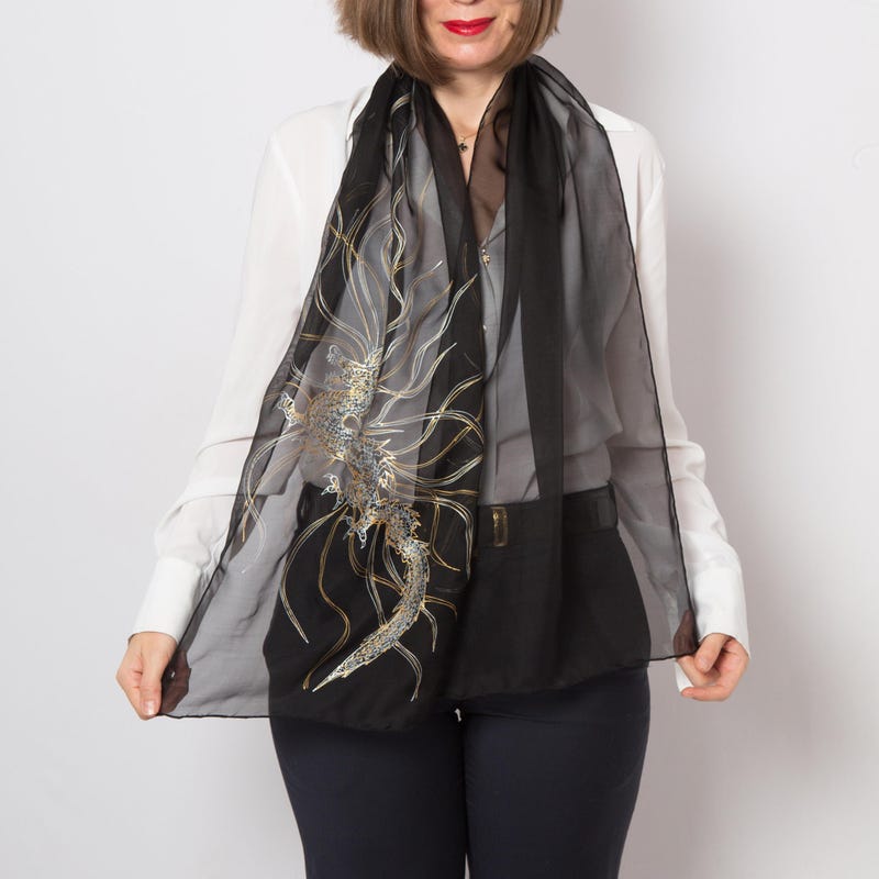 Dragon Scarf - Etsy