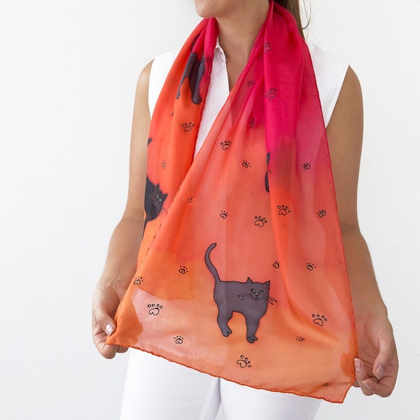 Cat Scarf - Etsy