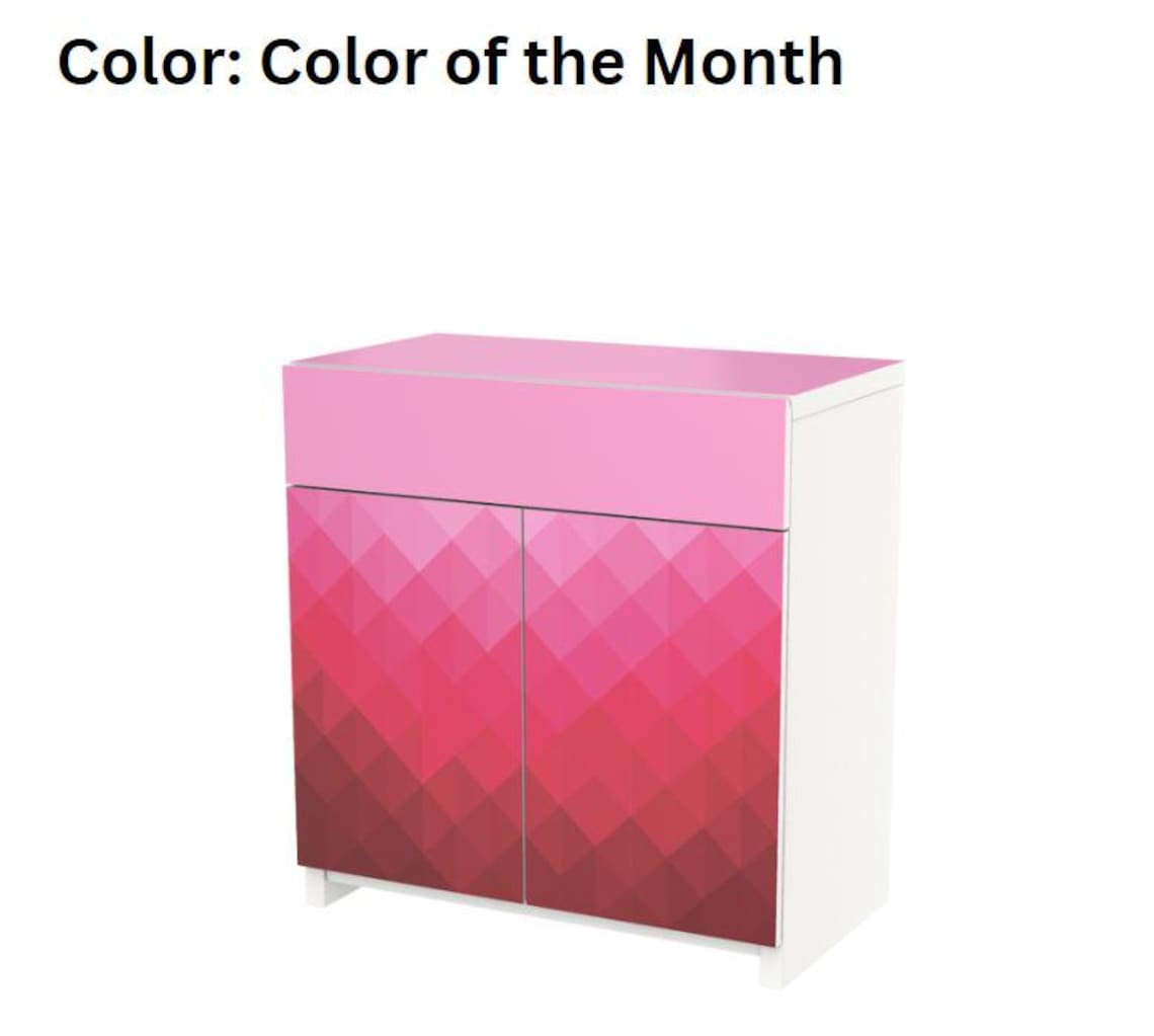 Custom Geometric Storage Cabinet With Doors - Etsy