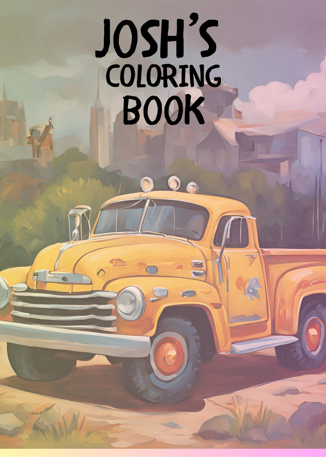 Printable, Customizable Coloring Book - Etsy