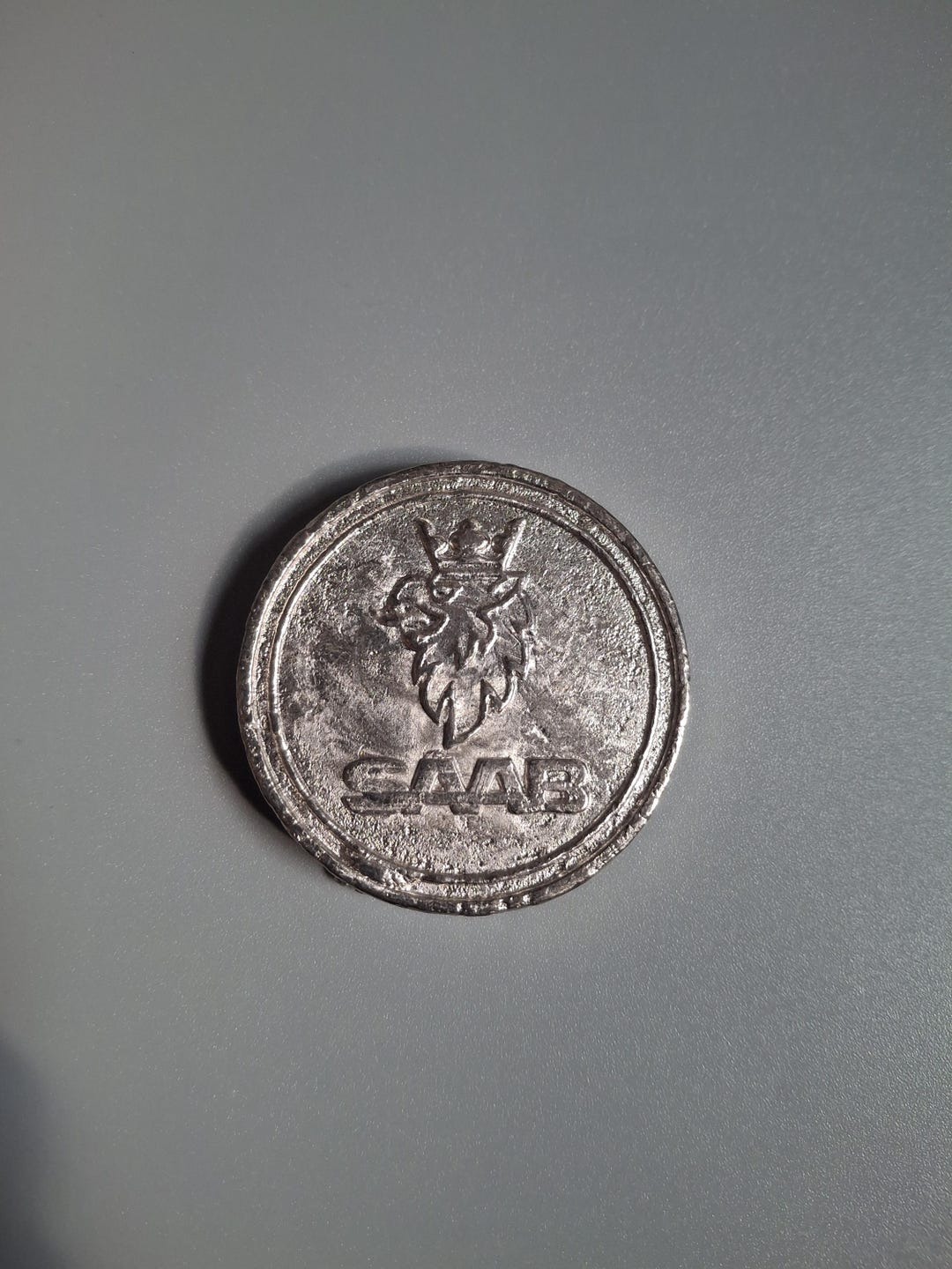 Bismuth Saab Logo Coin - Etsy