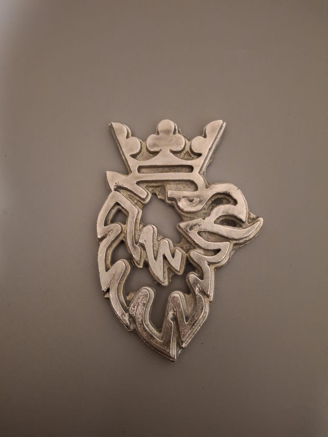 Pewter Saab Griffin - Etsy