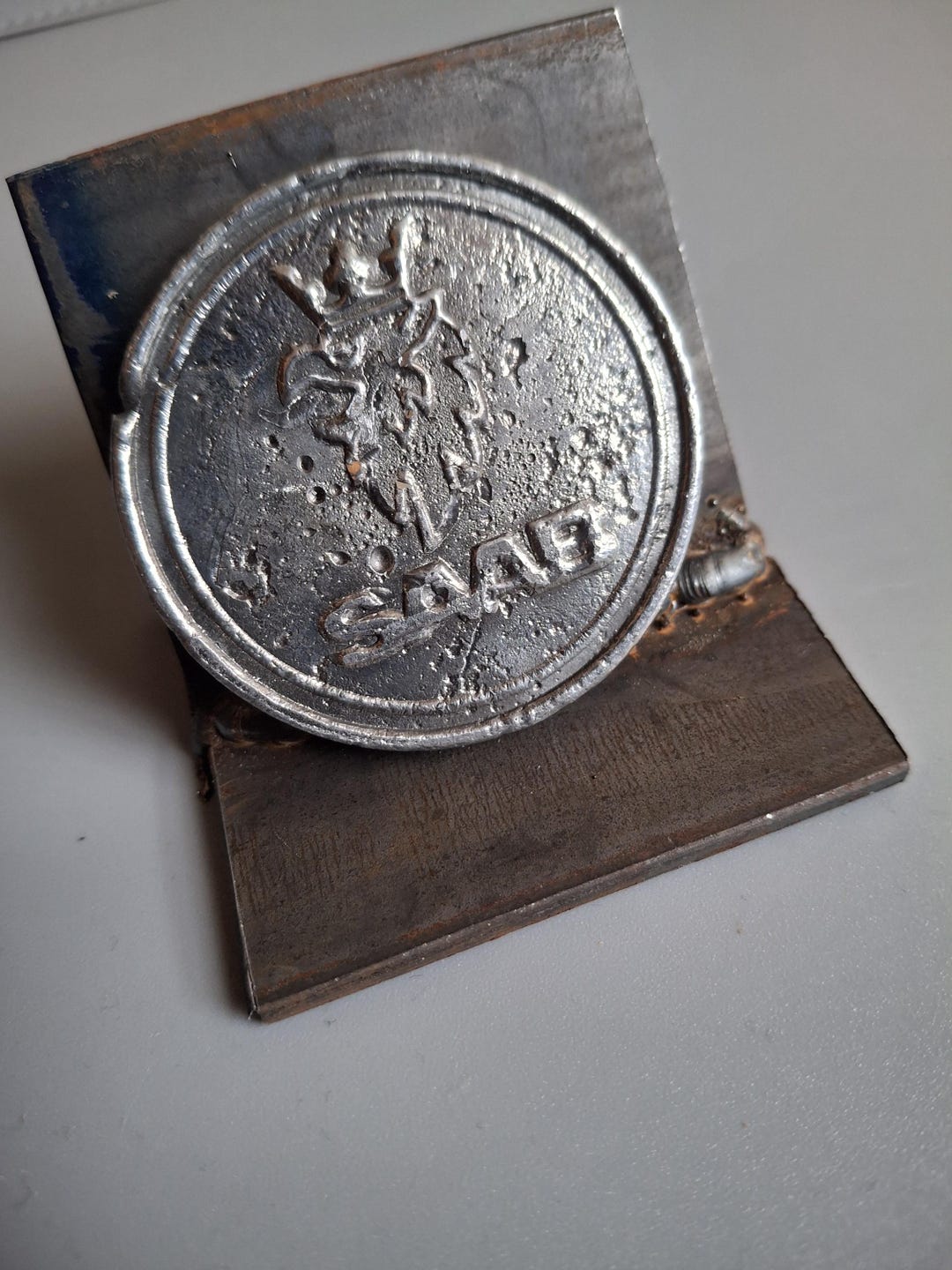 Antimony Saab Logo Coin - Etsy