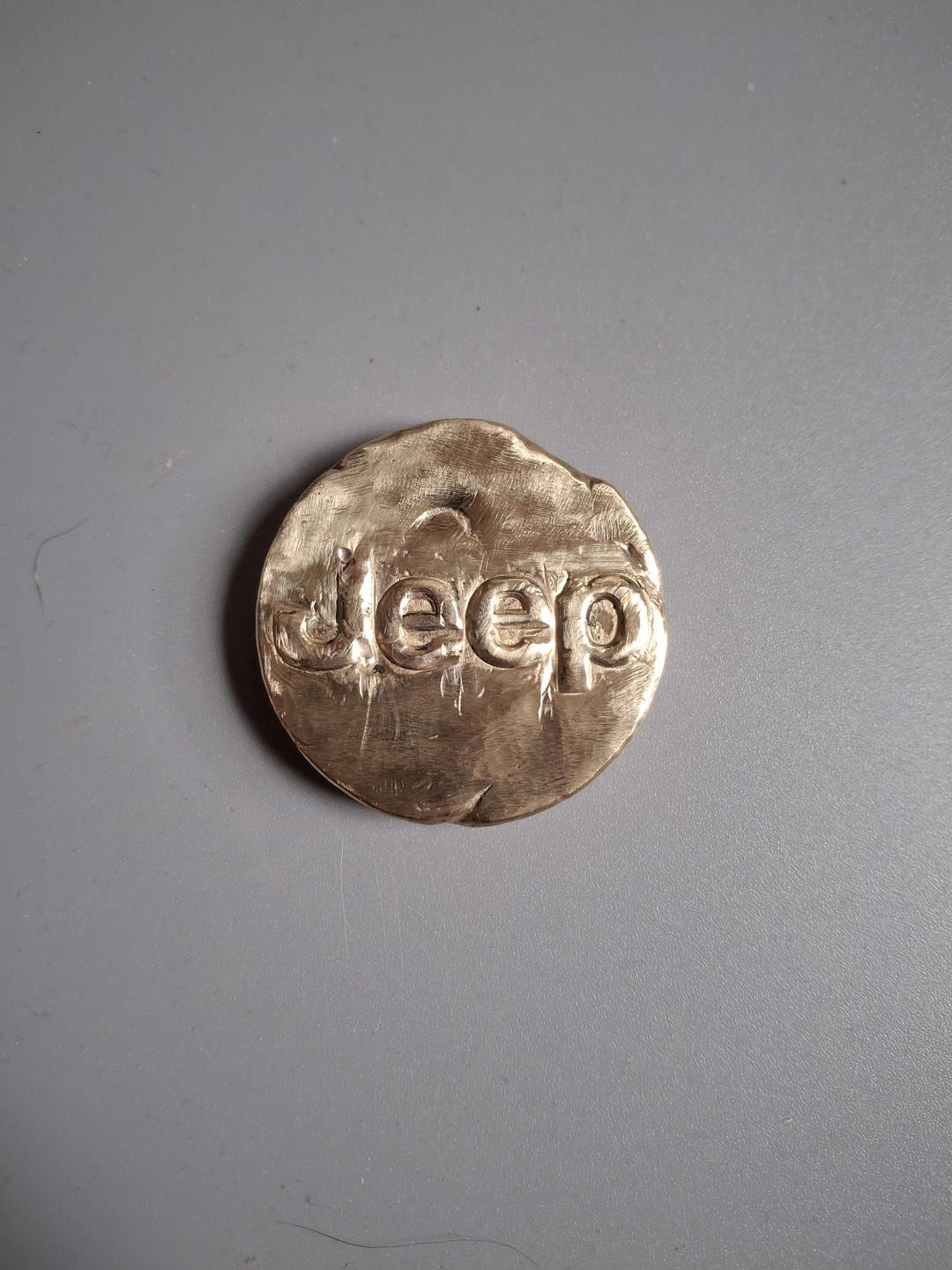Brass Jeep Logo Coin - Etsy