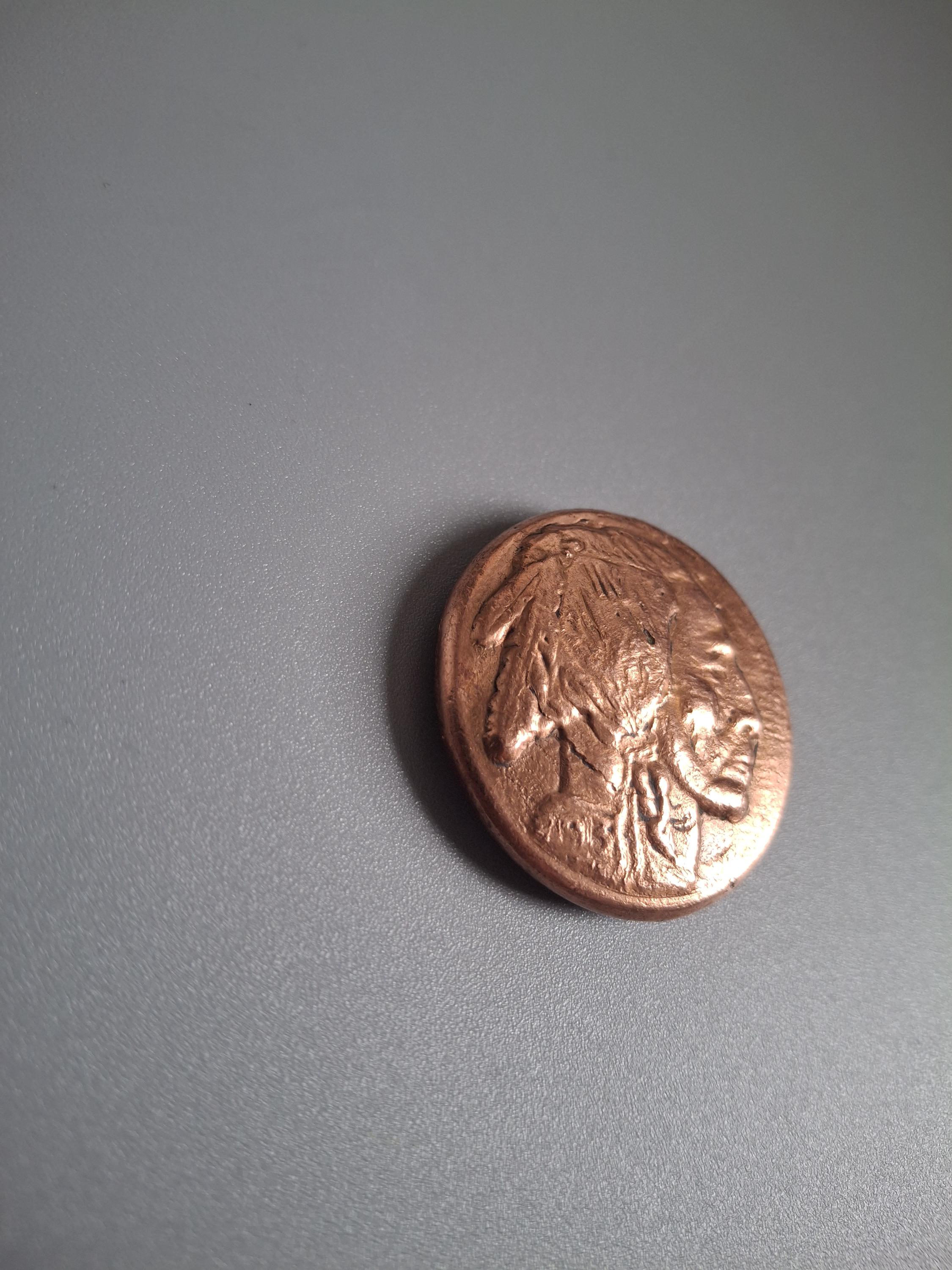 Copper Buffalo Nickel Coin - Etsy