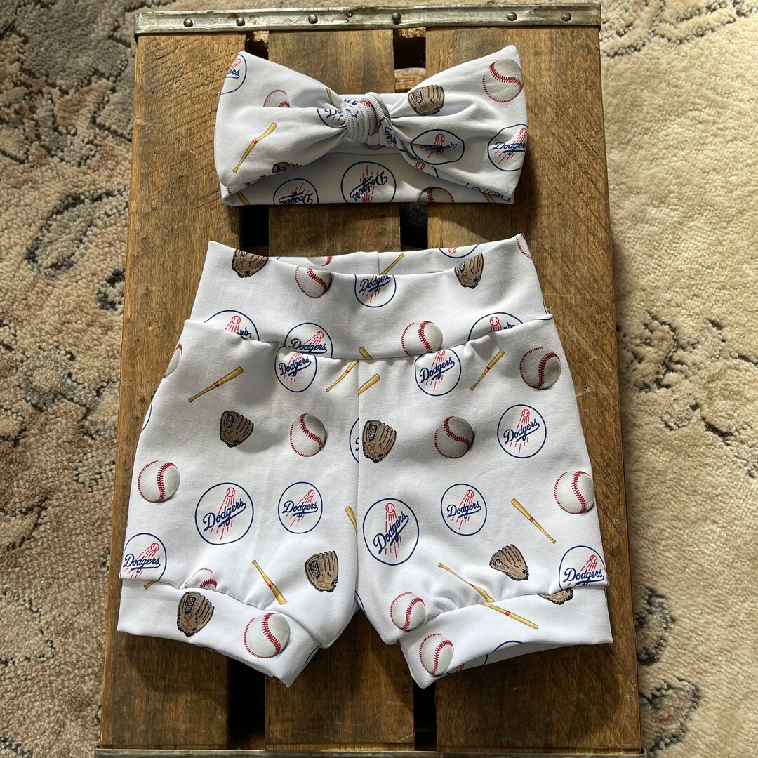 12-18 Months Los Angeles Dodgers Logo Shorts - Etsy