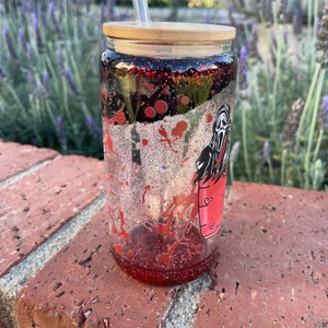 RTS Horror Drinks Snow Globe Glass Tumbler - Etsy