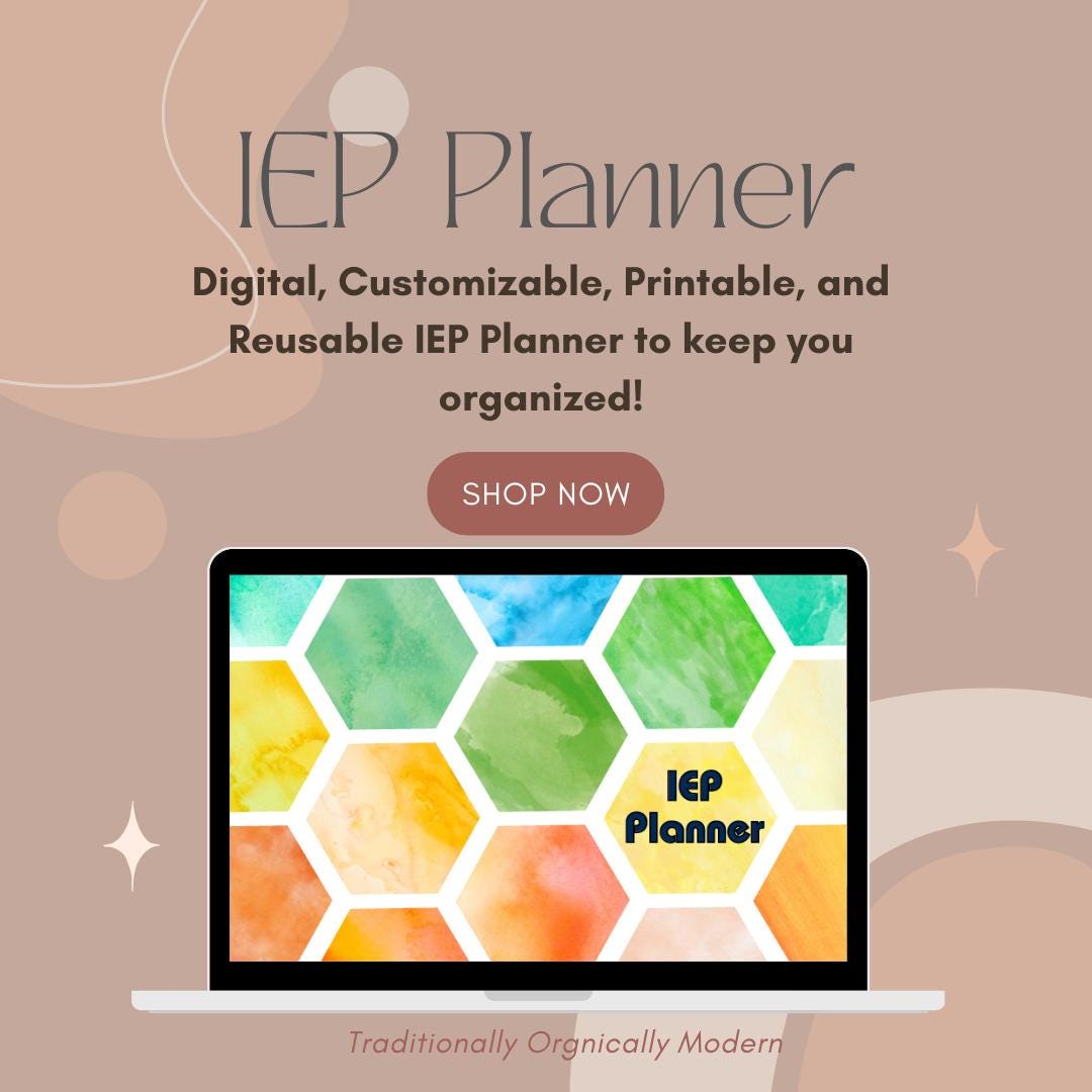 IEP Digital Planner - Etsy