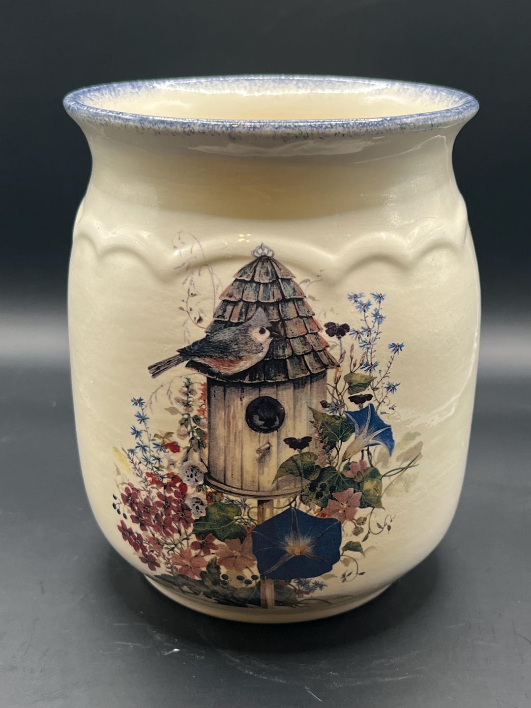 Vintage Cyndy Callog Illustration Canister/jar/vase - Etsy