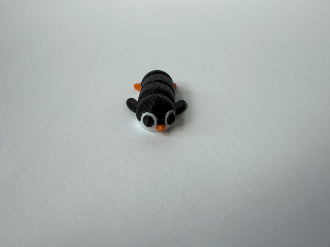 3D Printed Articulated Penguin: Mini Flexi Fidget Toy - Etsy