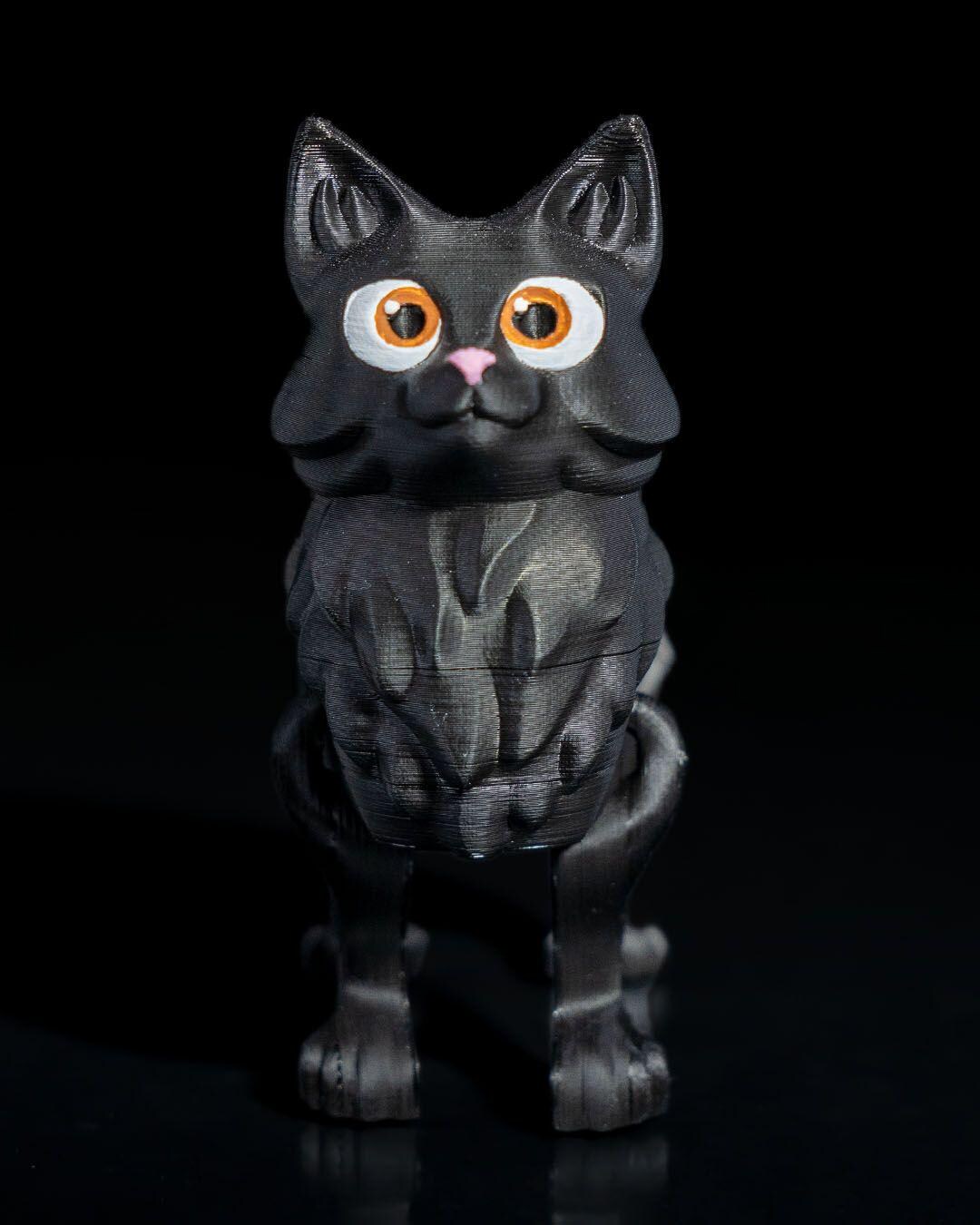 Articulated Fluffy Kitten – Poseable Cat Toy | Flexible Fidget Pet ...