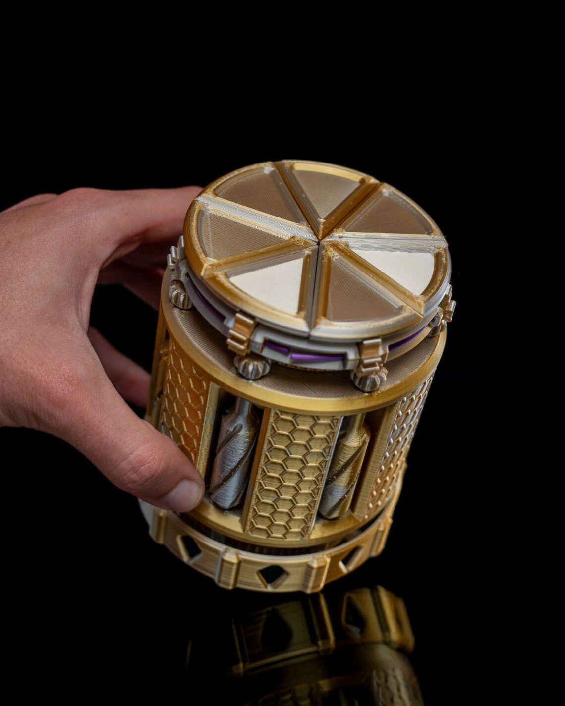 Geared Tilting Doors Box – Kinetic Puzzle Box | Mechanical Gear-driven ...
