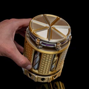 Geared Tilting Doors Box – Kinetic Puzzle Box | Mechanical Gear-driven ...