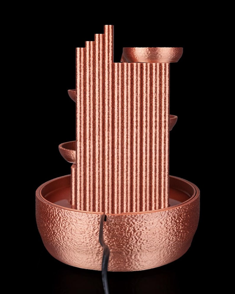 Quiet Principle Tabletop Fountain – Modern Zen Desktop Water Feature ...