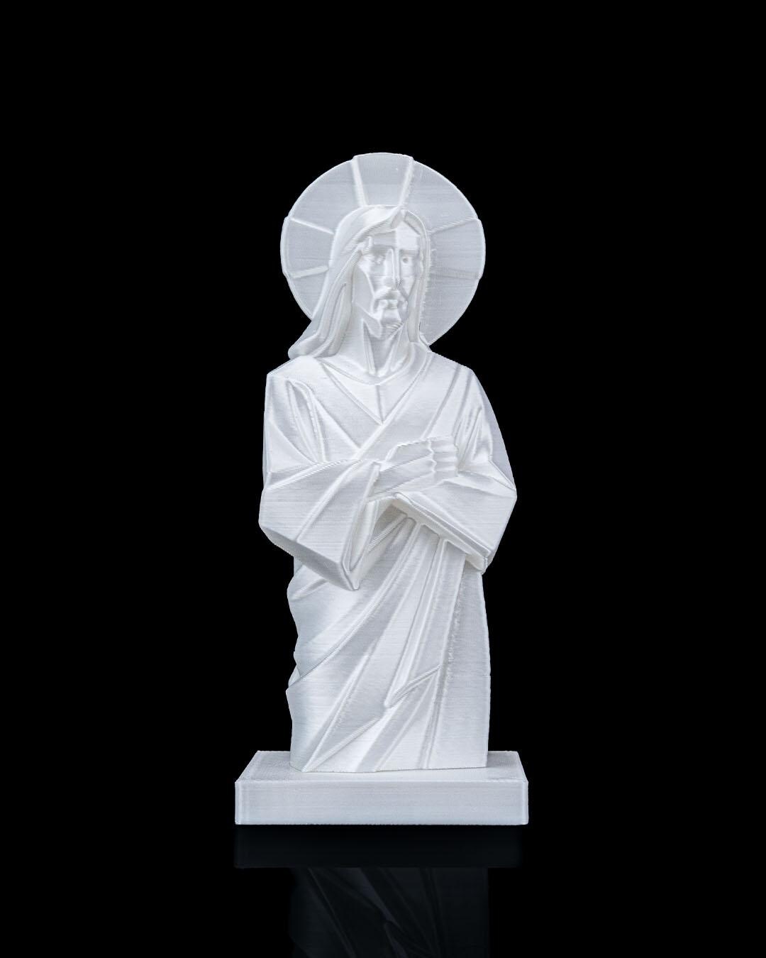 Low Poly Jesus Christ Statue: 3D Printed Religious Decor - Etsy