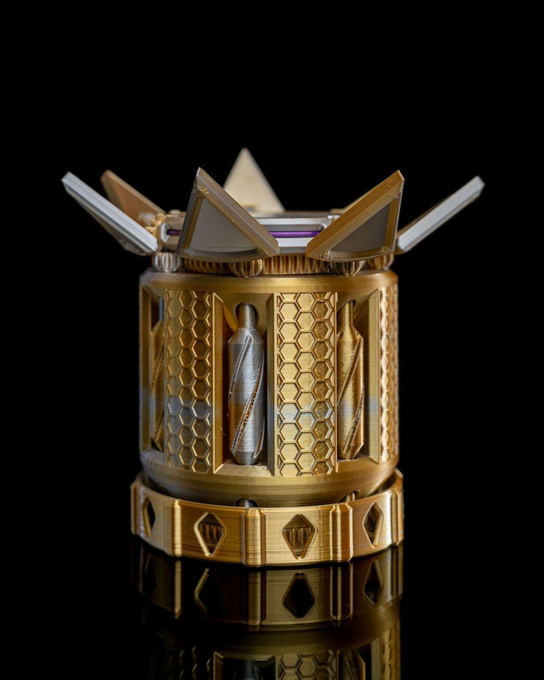 Geared Tilting Doors Box – Kinetic Puzzle Box | Mechanical Gear-driven ...