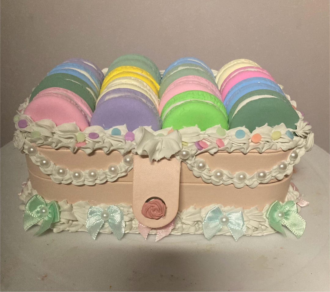 Macaron Decoden Fake Cake Jewelry Box - Etsy
